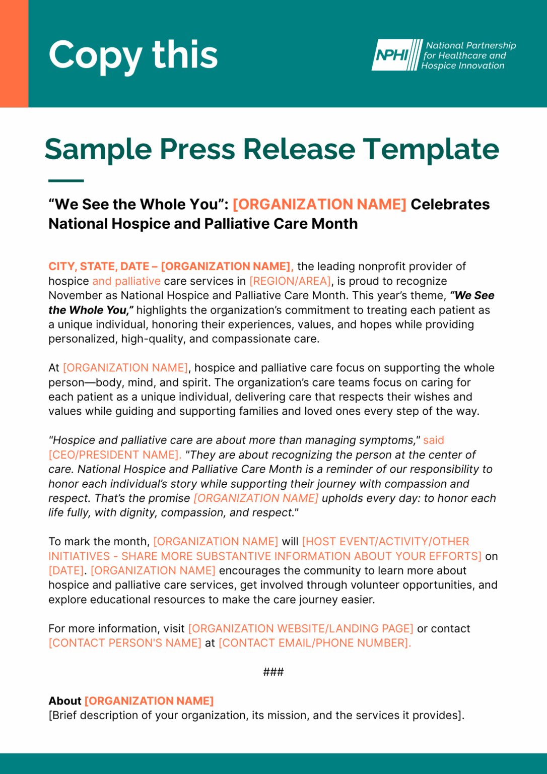 Campaign Hub - National Partnership for Healthcare and Hospice Innovation